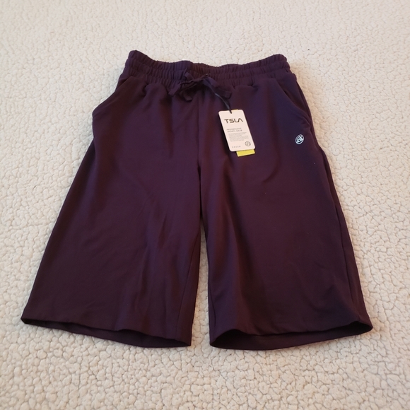 Tsla | Shorts | Nwt Tsla Brand Bermuda Shorts Purple Xs | Poshmark